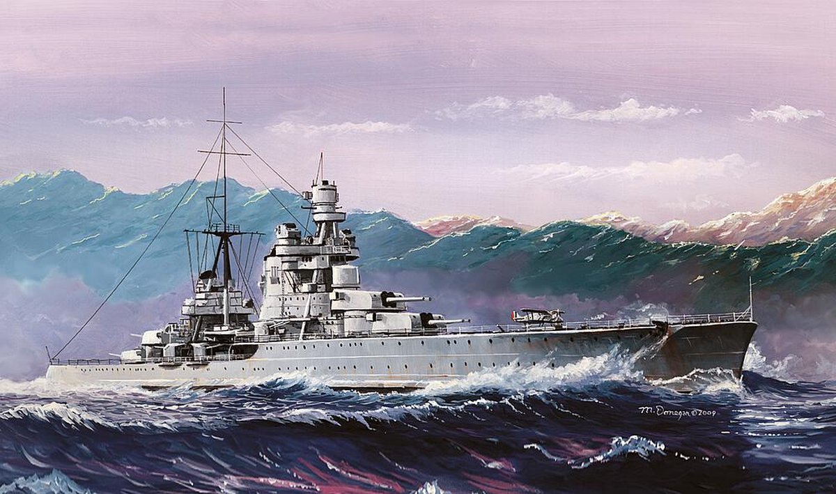 Hobbyboss - 1/350 Italian Heavy Cruiser Pola (1941) - Hbs86502 ...