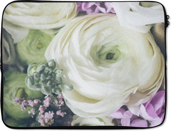 Laptophoes - Bloemen - Rozen - Design - Laptopcover - Laptop case ...