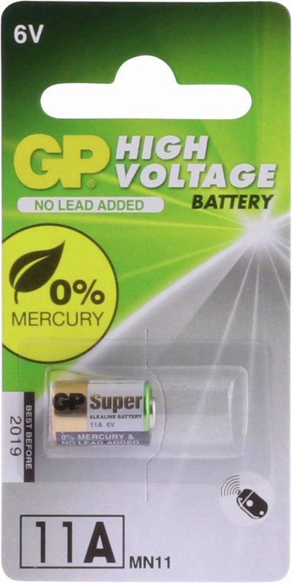 Gp GP11A Batterij Alkaline 11a/mn11 6 V Super 1-blister | bol