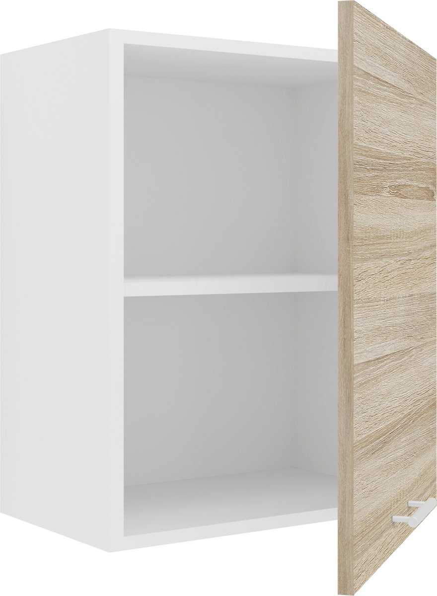 VCM Keukenkast Breedte 50 cm Houten deur Wandkast Keukenmeubelen Esilo ...