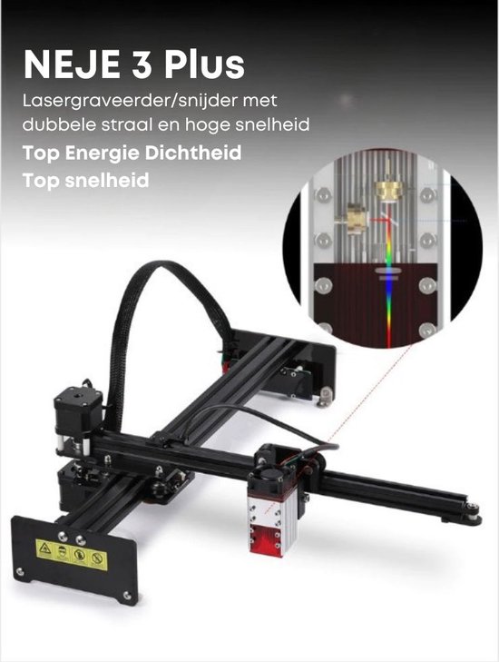 Neje 3 Plus Dual Beam Laser Graveur | Sculpfun | Laser Graveermachine ...