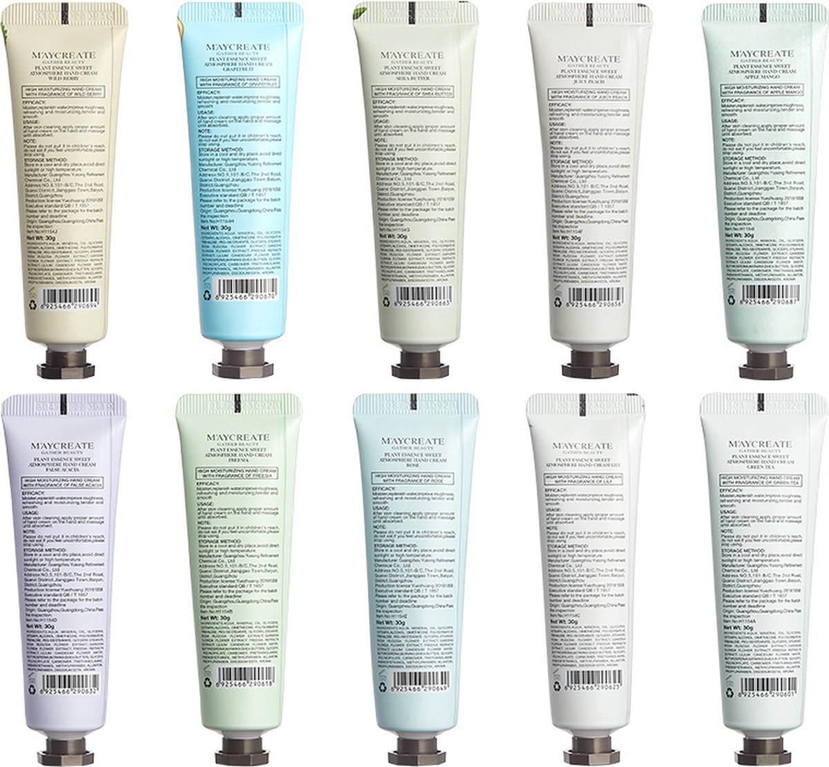 10 Handcreme - Handcreme set - Hand creme - Tegen droge handen | bol