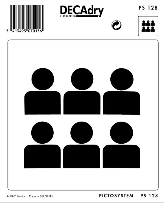 Decadry vergaderruimte sticker pictogram | bol.com