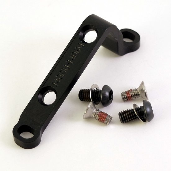 Postmount naar flatmount adapter racefiets rem op de mtb | bol.com