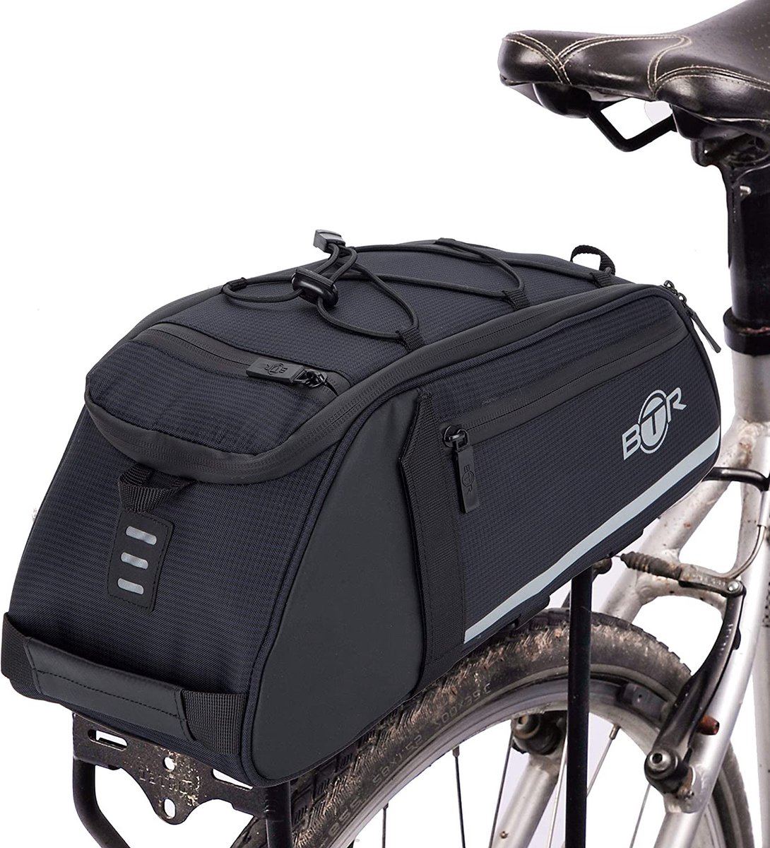 BTR waterafstotende 9 liter bagagedragertas, fietstas. Fietstas met ...