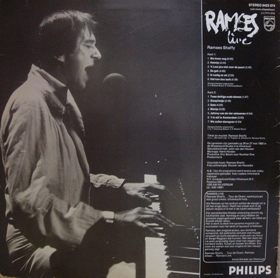 RAMSES SHAFFY - Live, Ramses Shaffy | Muziek | bol