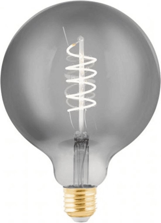 LED Lamp E27 | dimbaar | Globe-M | smoke | 4W | 2200K | Ø95mm | bol