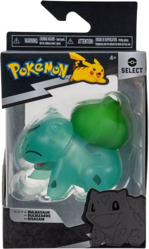 Pokemon - Bulbasaur Battle Figure 3 Inch - Translucent Material ( 37949 ...