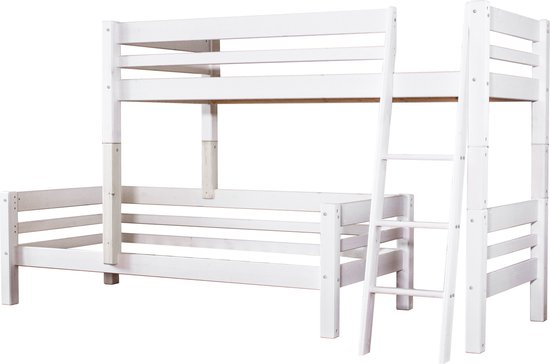 MOJO - Stapelbed - 90 x 200 cm - Wit | bol.com