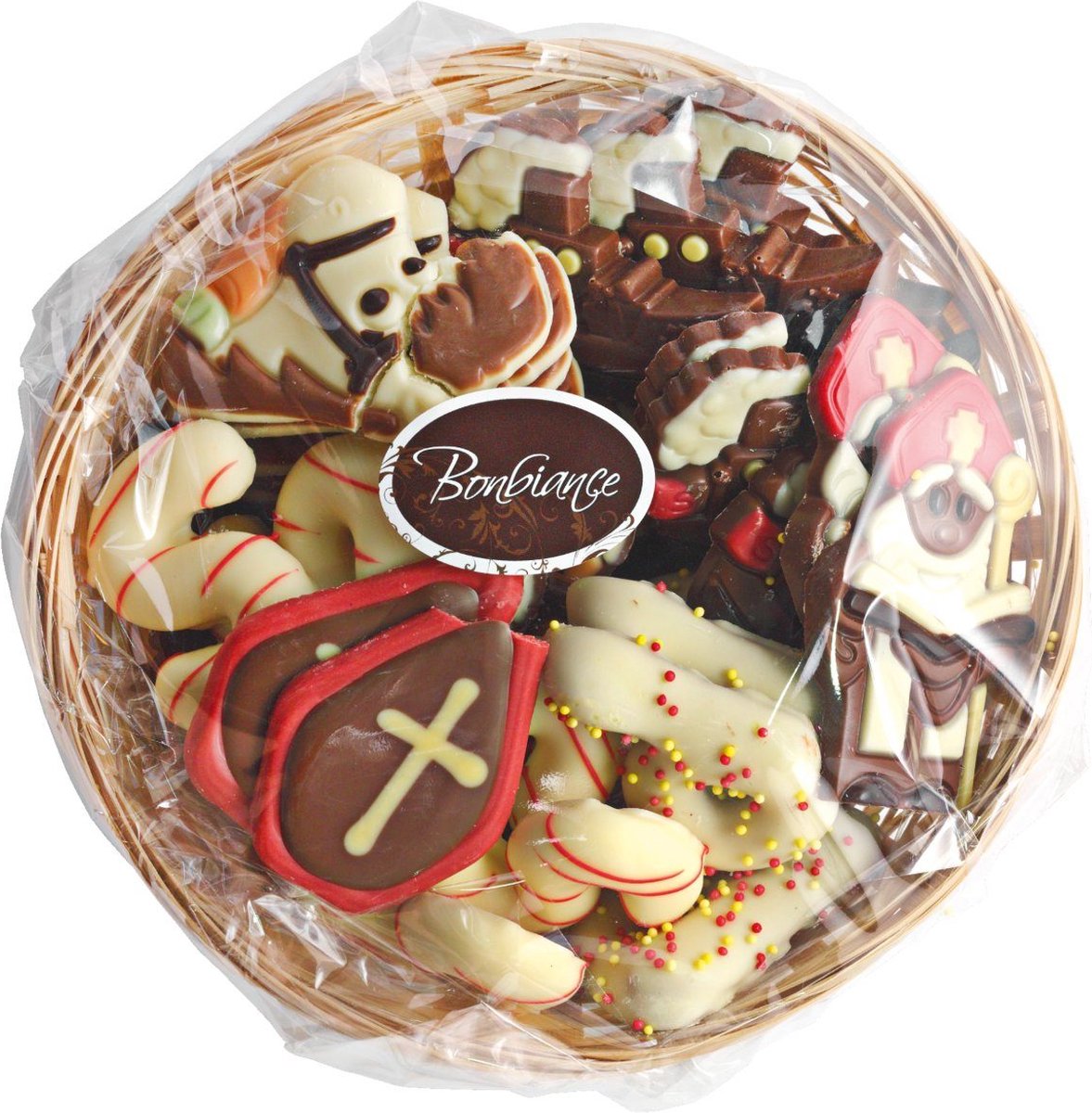 Bonbiance - Mandje Sinterklaas Chocolade - 500 gram - Sint Chocolade ...