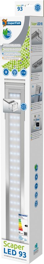 Superfish Scaper Led 93 cm - Aquarium LED Verlichting - 35 Watt | bol
