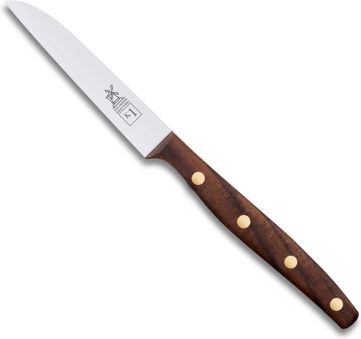 Robert Herder K1 Schilmesje - RVS - Lemmet 9 cm - Heft Walnotenhout ...