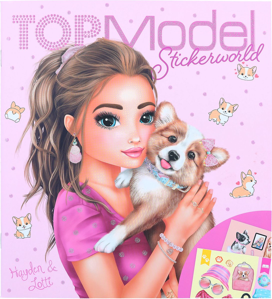 Depesche - TOPModel Stickerworld - stickerboek - CORGI | bol