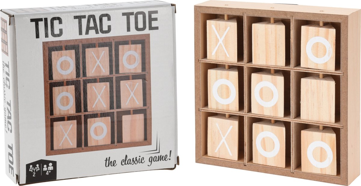 Boter-Kaas-Eieren spel hout | Games | bol