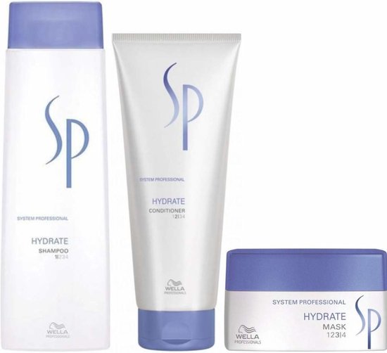 Wella SP - Hydrate de Luxe Set - 250 + 200 + 200ml | bol