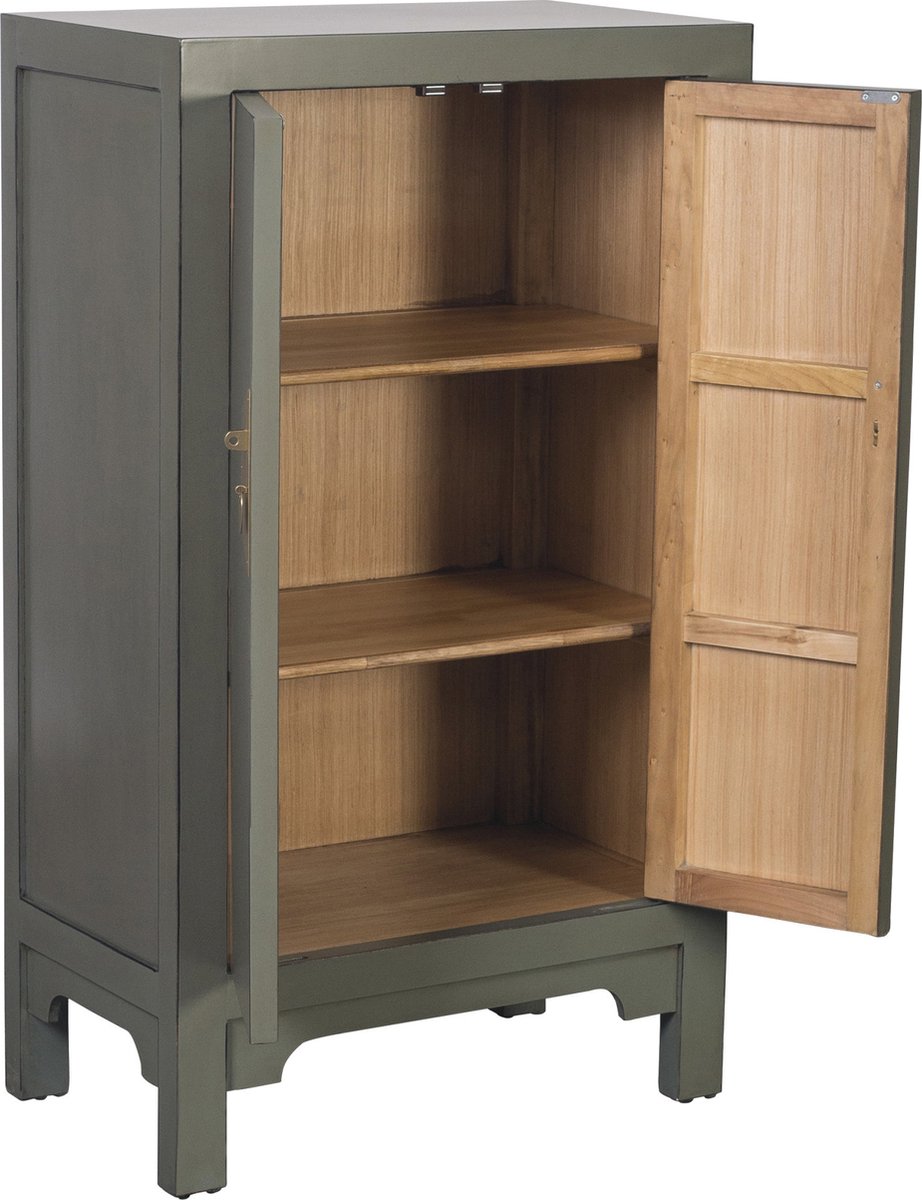 Fine Asianliving Chinese Kast Olive Grijs - Orientique Collectie ...