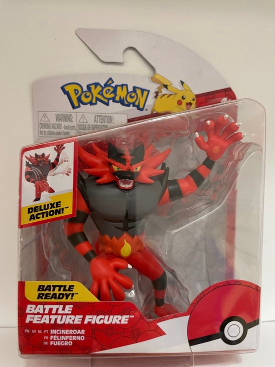 Pokémon Battle Feature Speelfiguur - Incineroar 11 cm | bol
