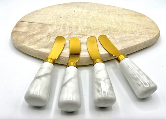 Botermesje 4 stuks – mesjes voor bij de borrelplank - tapas mesjes ...