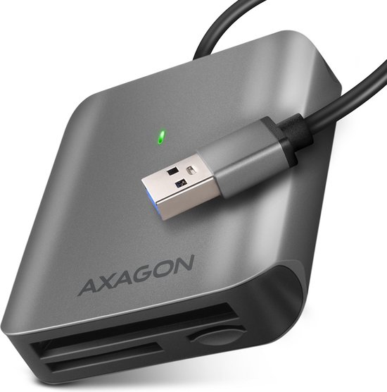 AXAGON CRE-S3 External card reader USB-A 3.2 Gen 1, 3-slot & lun SD ...