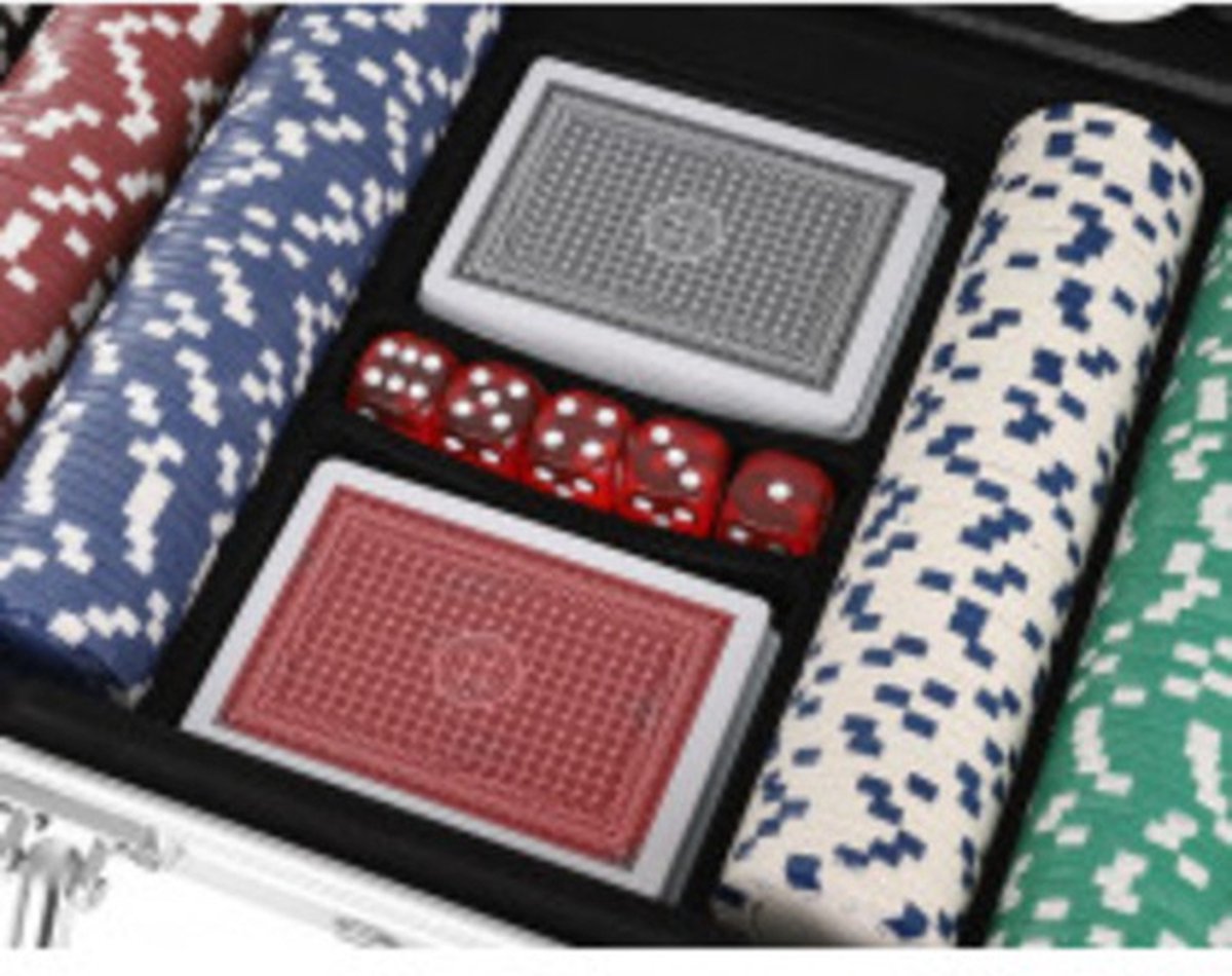 Luxe Pokerset In Aluminium Koffer- Casino Omaha / Texas Hold Em Pro ...