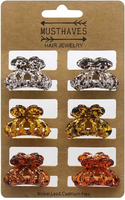 Haarklem - Haarclip - Set 6 Stuks | bol.com
