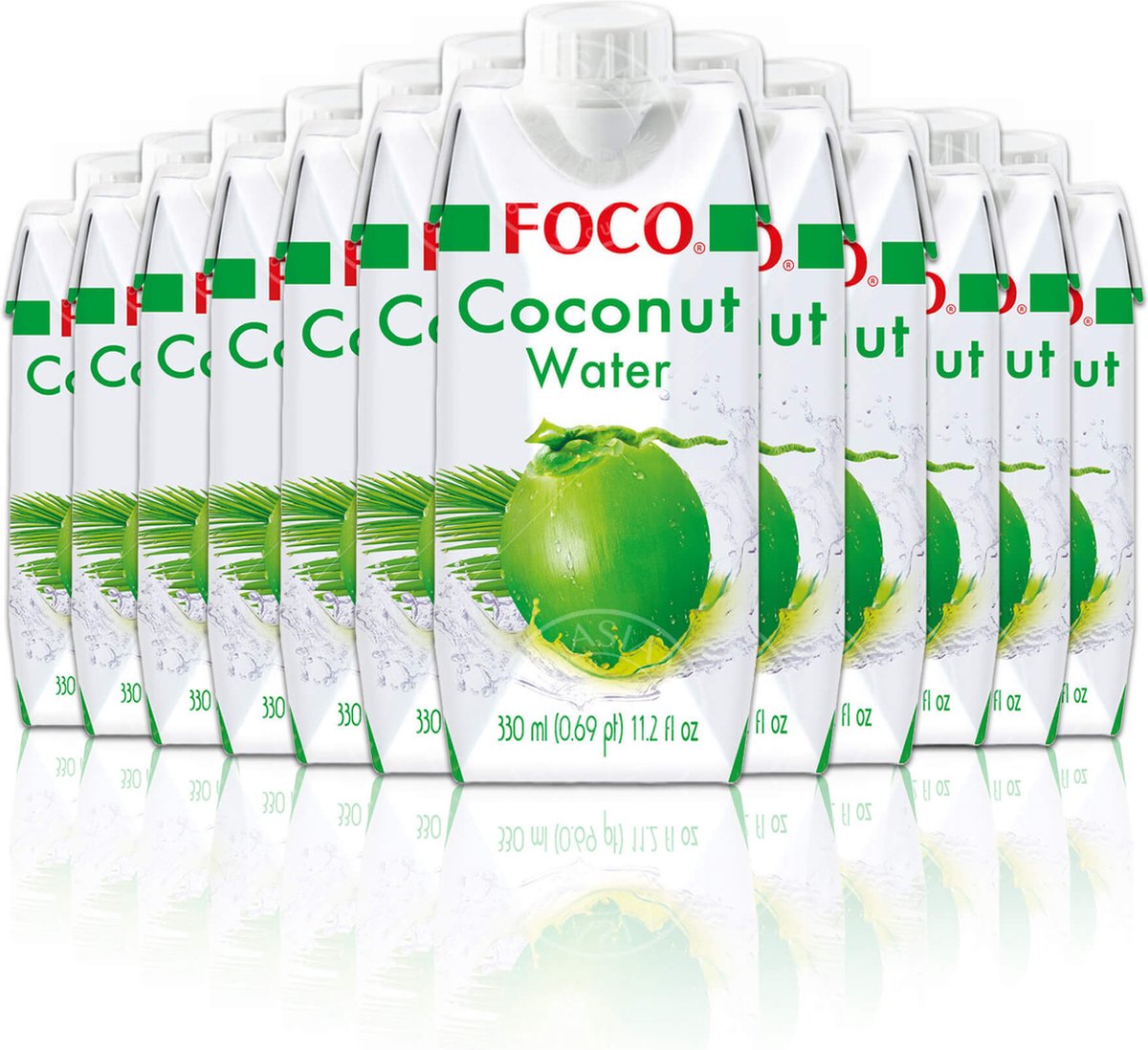 FOCO | Coconut Water | 12 x 330 ml | Kokoswater | Multipack | | bol.com