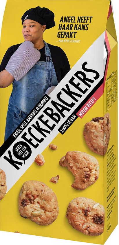 Koeckebackers Haver spelt amandel moerbei koeckjes, doosje 144 gr x 6 | bol