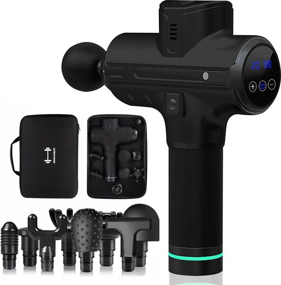 MUSCLE&FIT® Pro - Massage Gun - Professioneel Massage Apparaat - Massage Pistool - 20... | bol.com