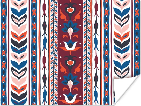 Poster Bloemen - Patronen - Planten - Abstract - Minimalisme - 160x120 ...