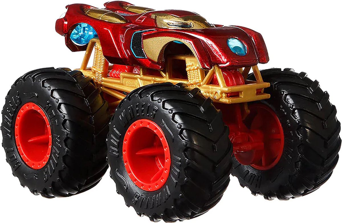 Hot Wheels monster jam truck Marvel Iron Man - schaal 1:24 | bol.com