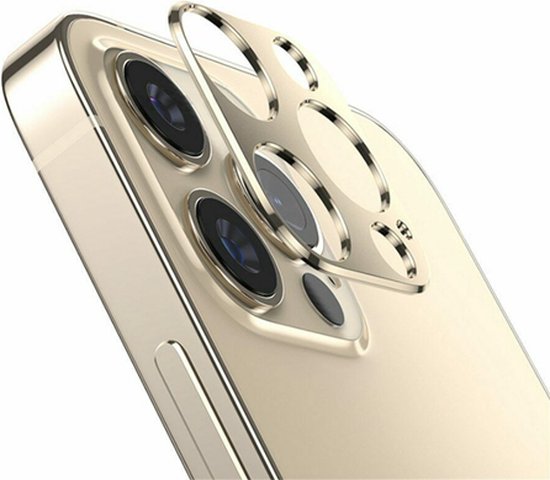 Apple iPhone 12 Camera Lens Glass Protector - Goud | bol.com