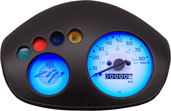 LED Teller Verlichting Piaggio Zip - Blauw - Scooter Accessoires - LED ...