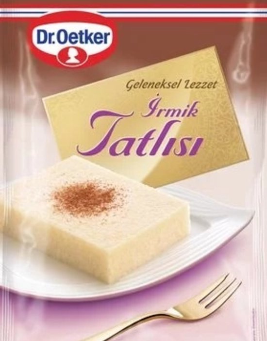 3x Dr. Oetker Griesmeel Dessert 162g (İrmik Tatlısı) | bol.com