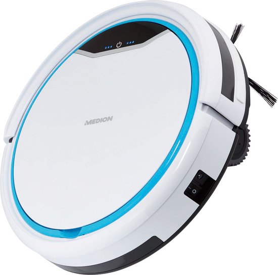 MEDION - MD 19900 - Robotstofzuiger - Wit/Blauw | bol.com