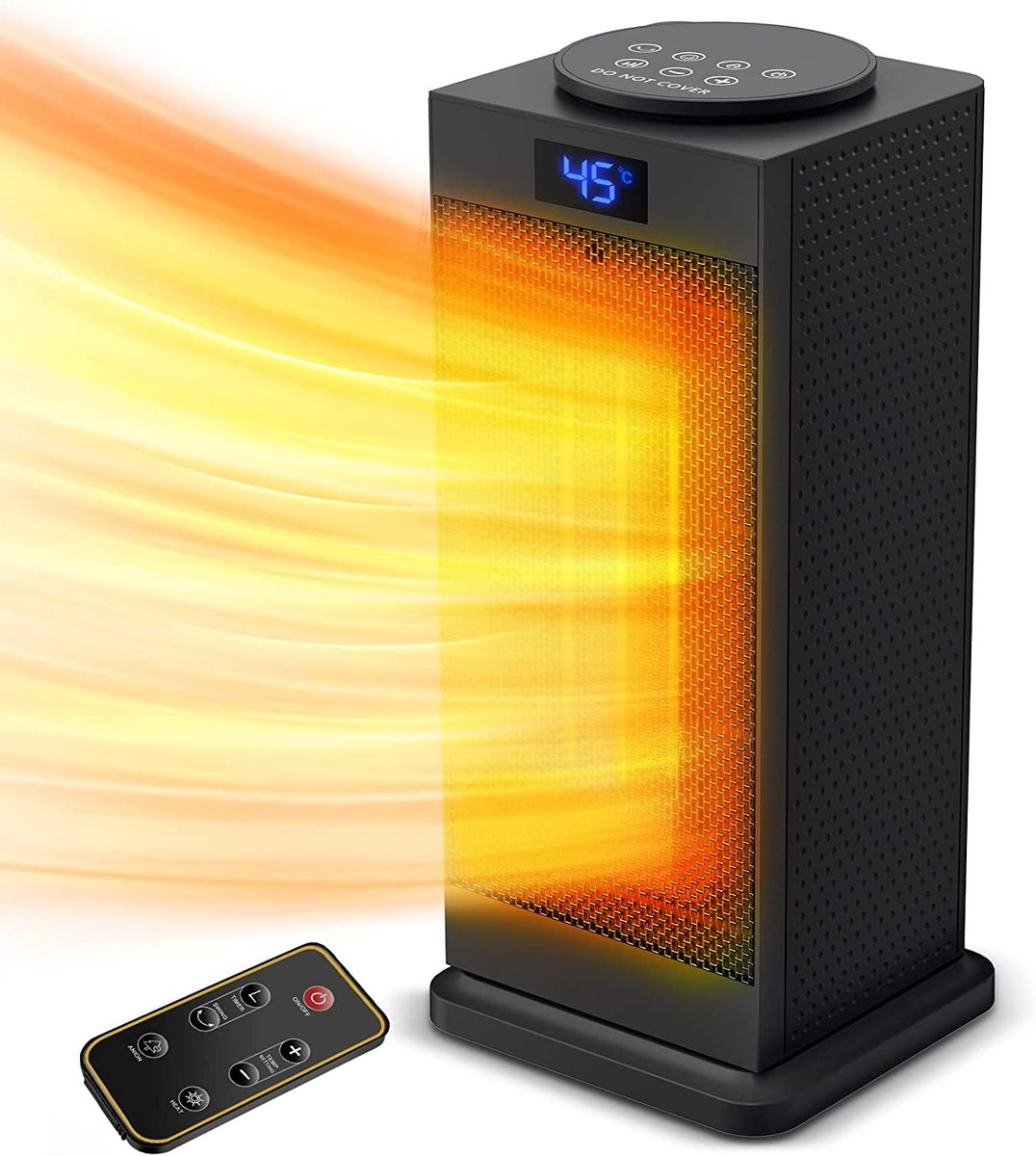 Elektrische Kachel - 2000 W - 12 uur timer en Touch-led ...