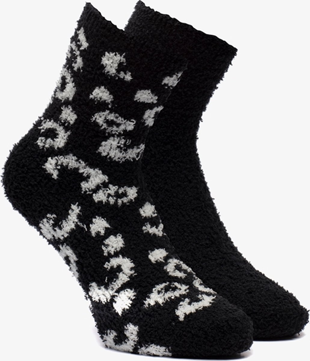 Softy dames sokken 2-pack - Wit - Maat 39 - Fluffy sokken | bol.com