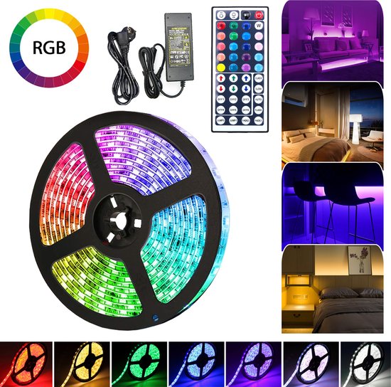 5M LED strip licht band verlichting LED strip licht keten RGB LED ...