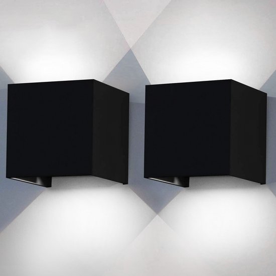 LED wandlamp wandlampen IP65 woonkamer hal lamp trap wandlamp buiten ...