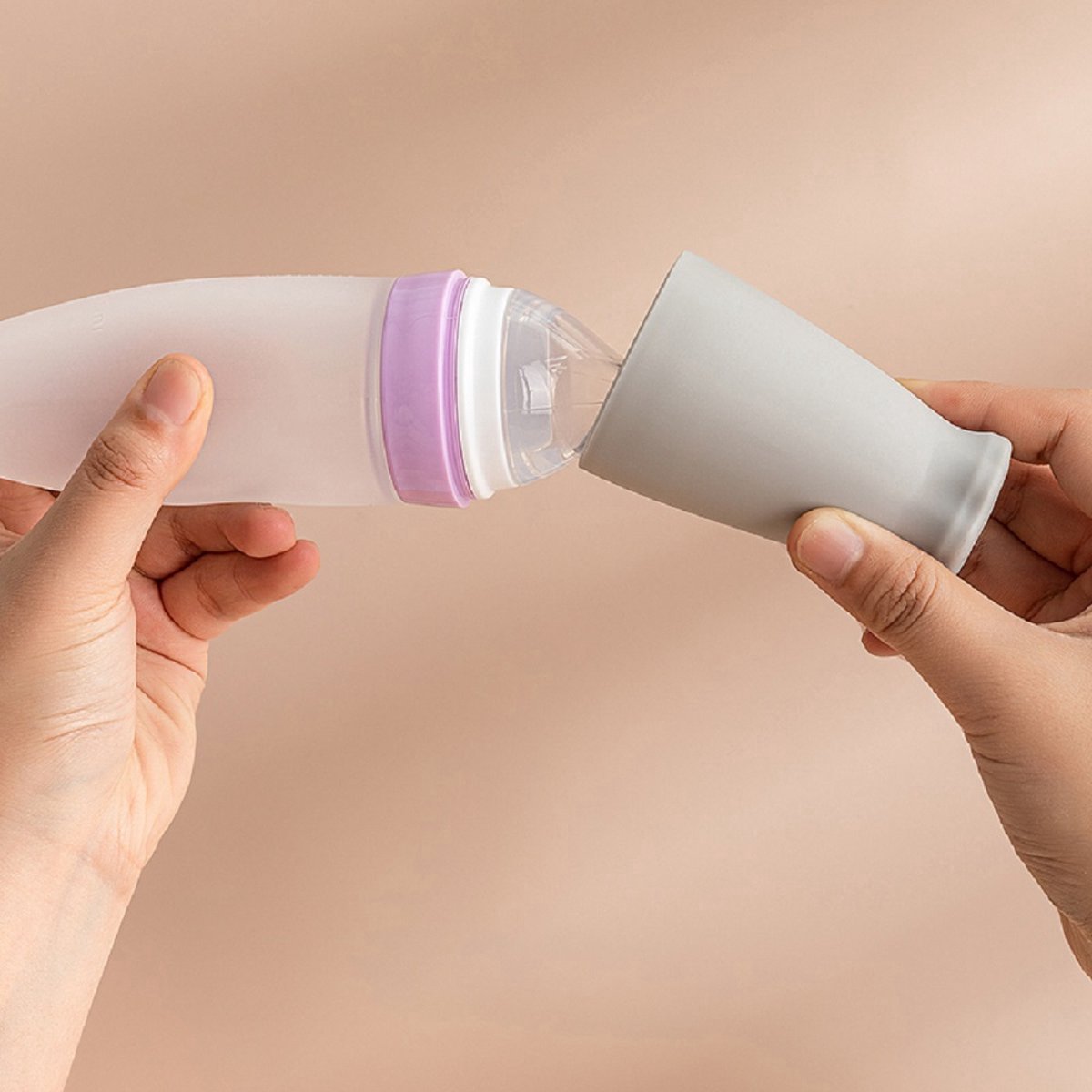 Baby knijpfles - baby knijpfles met lepel - 90ml - blauw - feeding spoon - flesje met... | bol.com