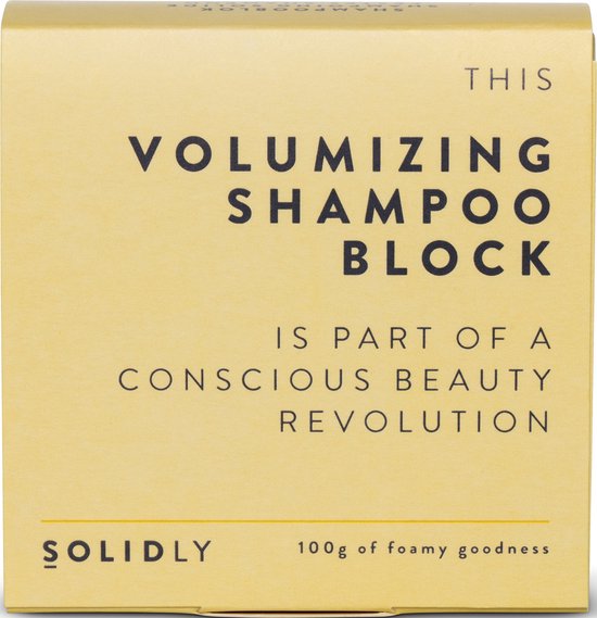 Solidly Shampoo Block - Douche Zacht, Volumineus en Zonder gebruik van ...