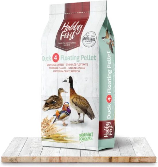 6x HobbyFirst Wildlife Floating Duck Pellets 1 kg | bol