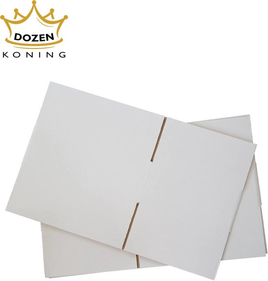 Dozenkoning verzenddoos bundel - 25 stuks - 305 x 220 x 100 mm - Wit ...