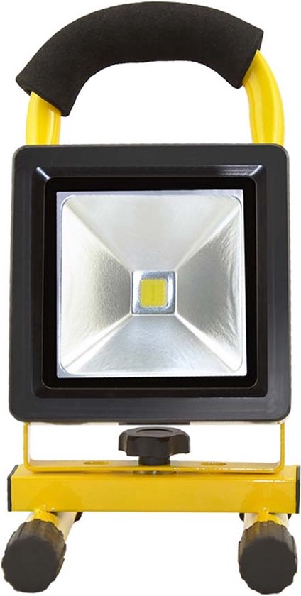 Powerfix - Oplaadbare LED bouwlamp op accu - 10 Watt - Met ...