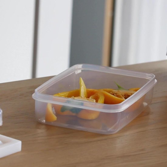 Sunware - Sunware Basic vershouddoos 1,1L - Set van 4 - Transparant | bol