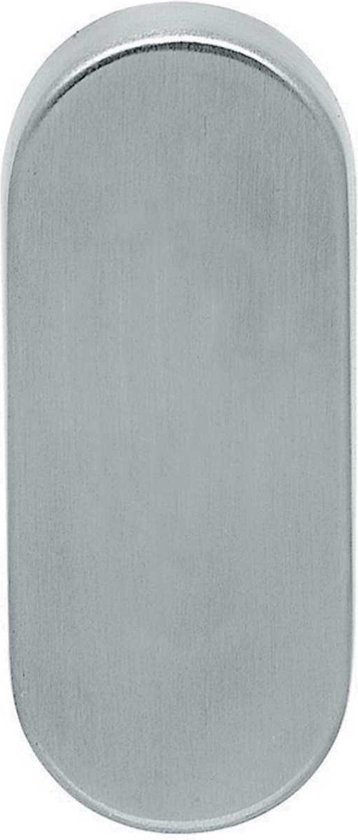 Blindrozet (afdek) ovaal rvs mat | bol.com