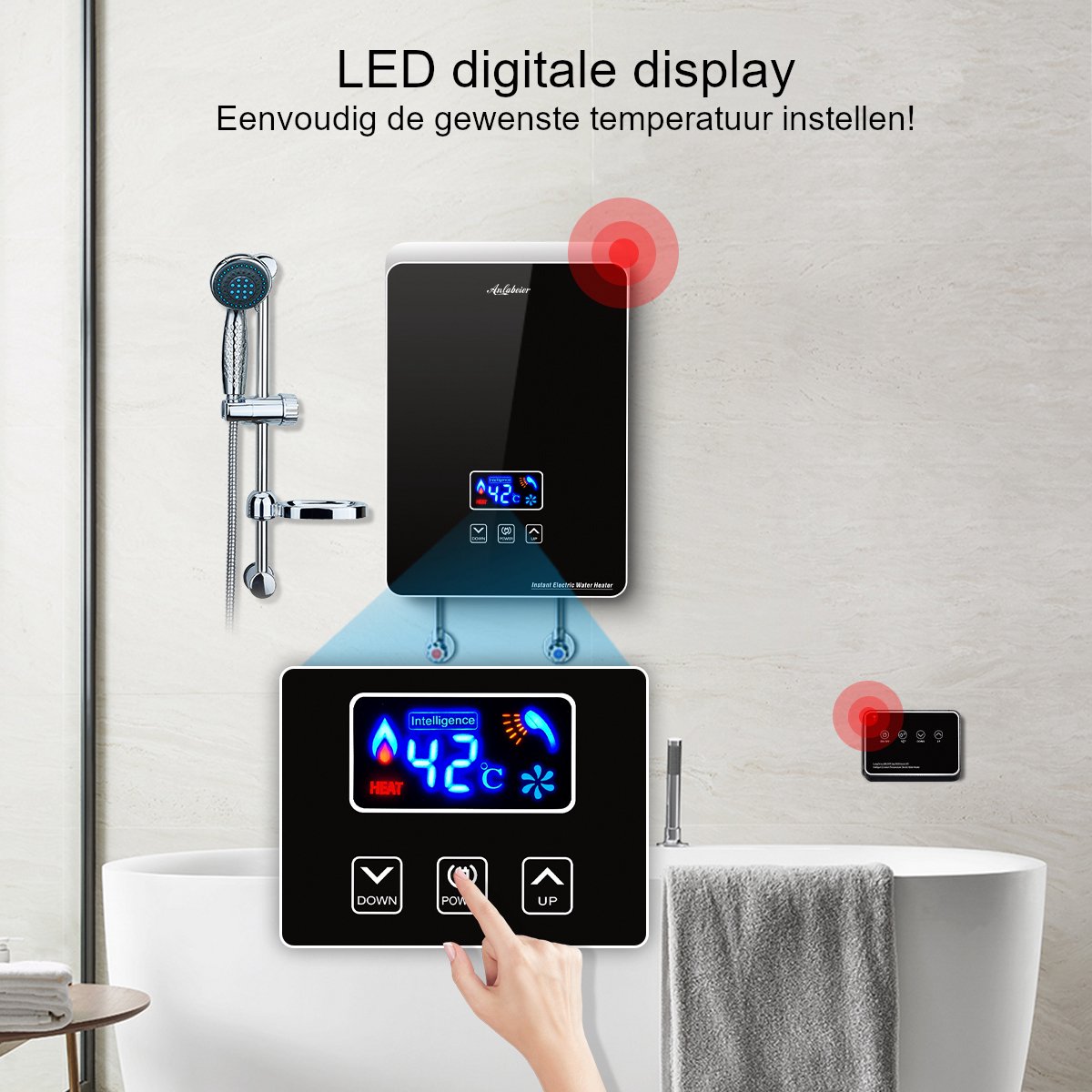 Chauffe-eau instantané Anlabeier® - Chaudière électrique avec ...