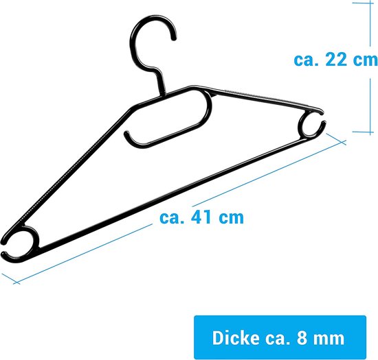 Kleding hangers set – clothes hanger set | bol.com