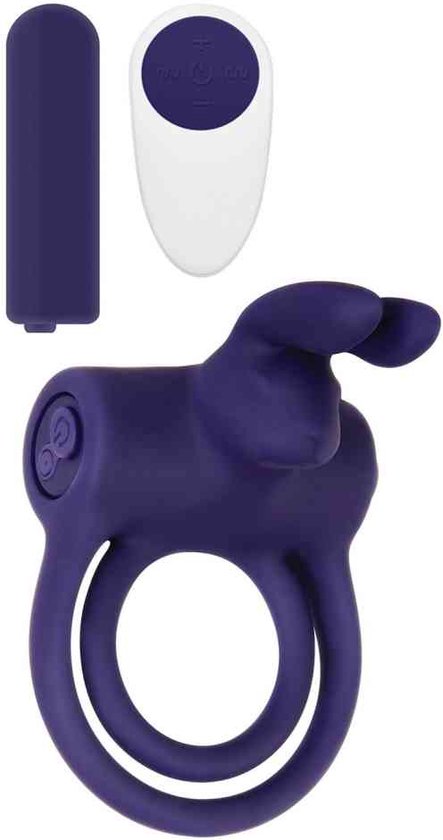 ADAM ET EVE ADAM & EVE'S SILICONE REMOTE CONTROL RABBIT RING | bol.com