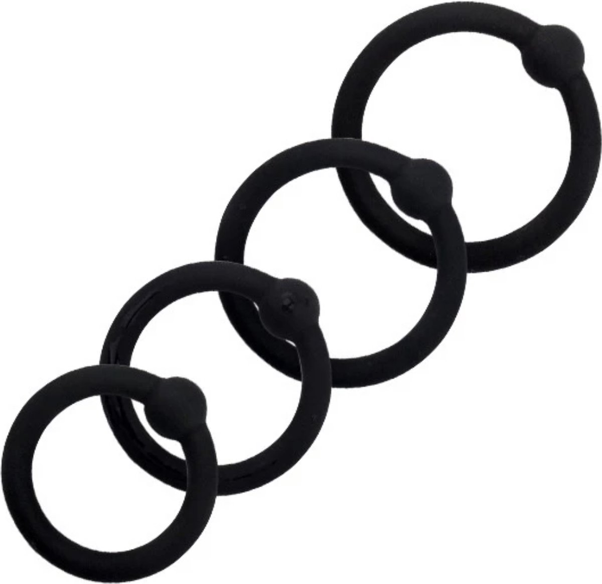 Quick Relief Quadruple Ring™ - Cockring - Set van 4 Cockringen - Penisring - Penisring... | bol