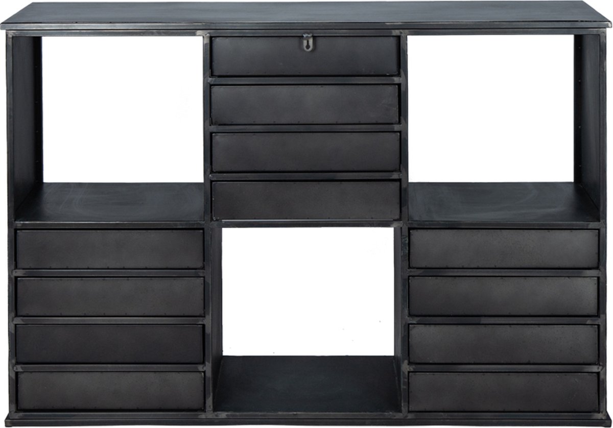 PTMD Kast Simple Metal Lade Met Open Vakken | bol.com